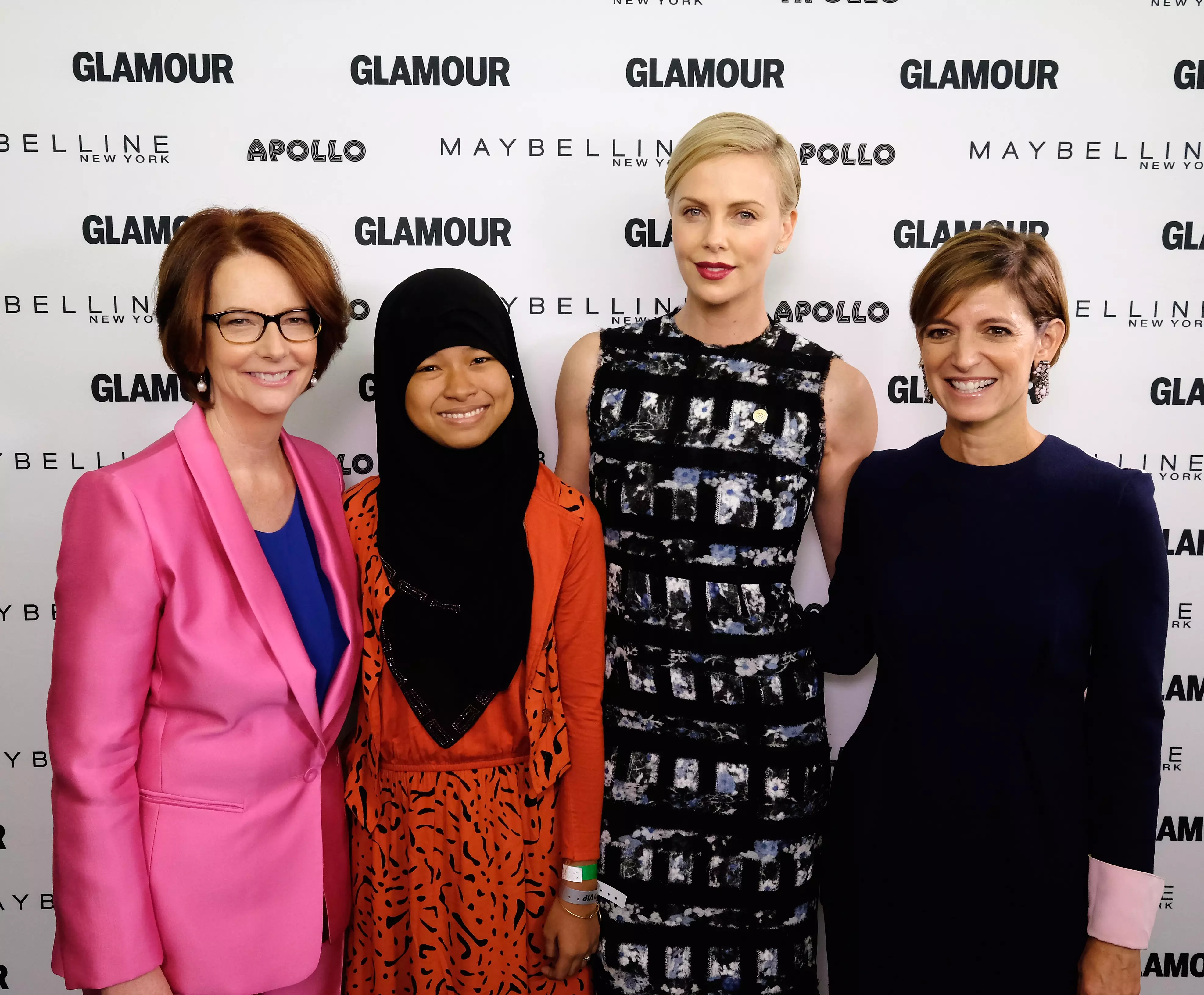 Glamour Hosts Panel Συμπεριλαμβανομένων των FLOTUS και Charlize Theron 99806_1
